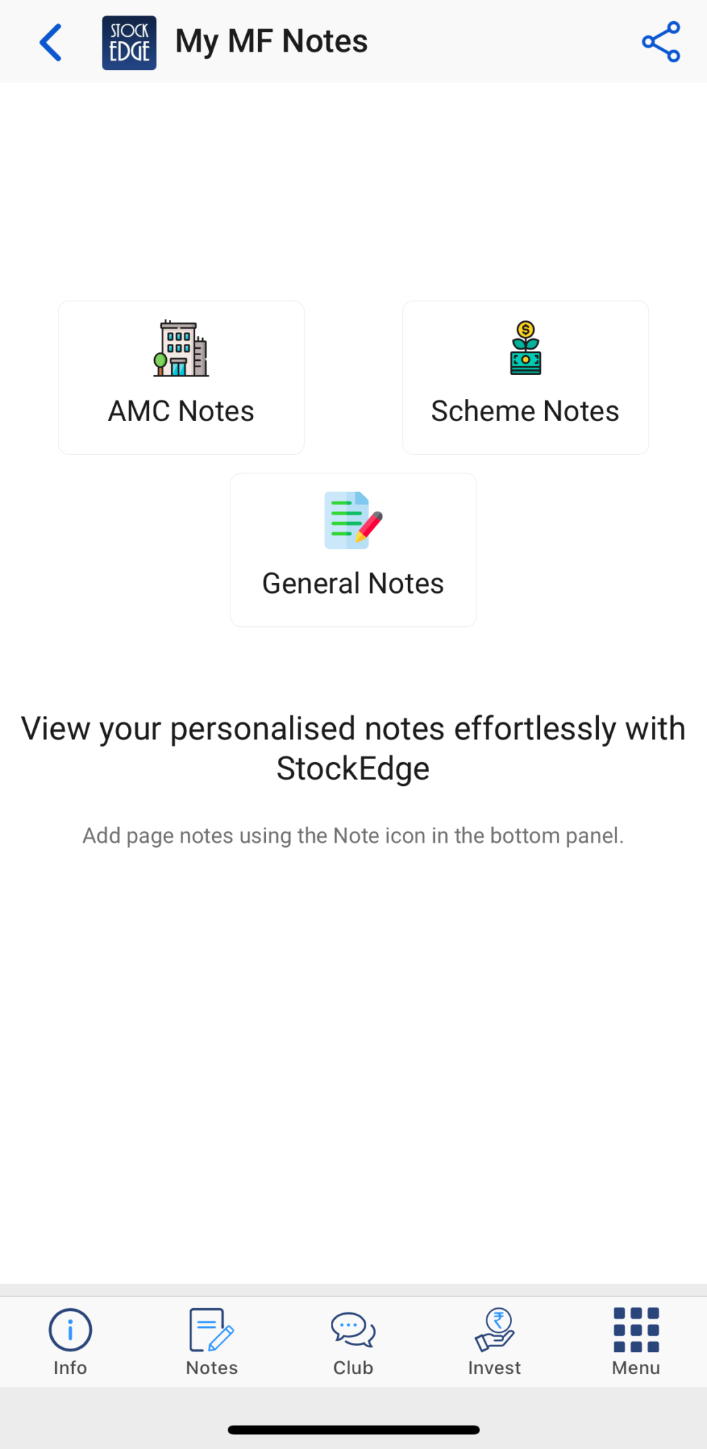 My Mutual Fund Section